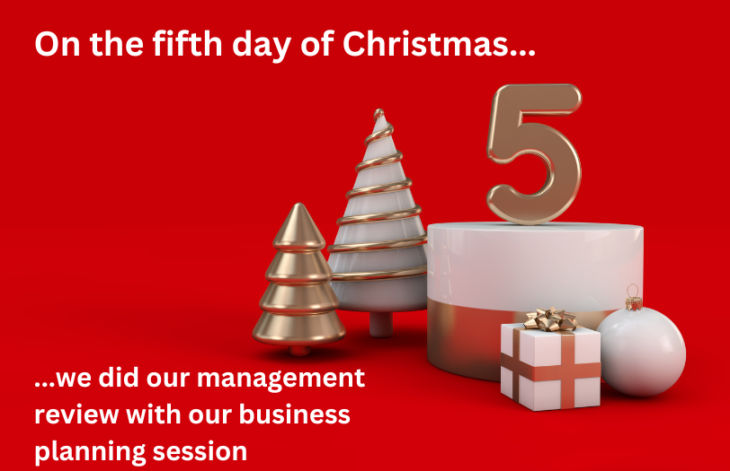 12 Days of Christmas - Day 5 doing effective management reviews