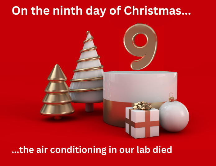 12 Days of a Lab Christmas - Day 9 environmental lab conditions